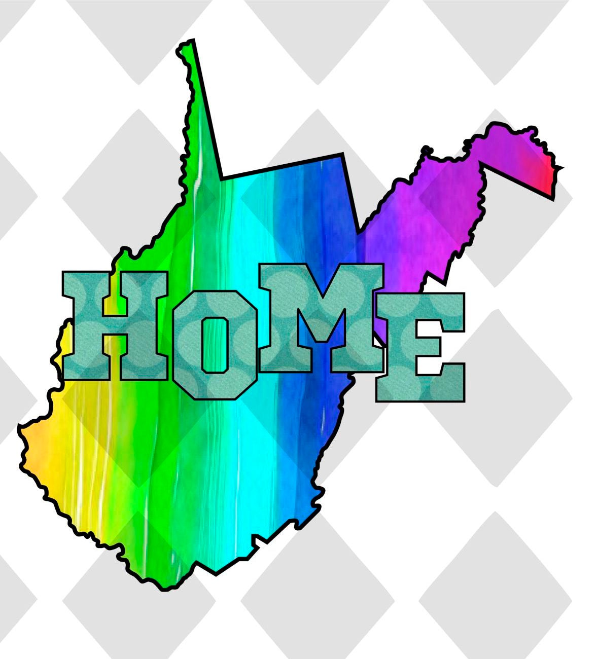 West Virginia STATE HOME png Digital Download Instant Download – Do it ...